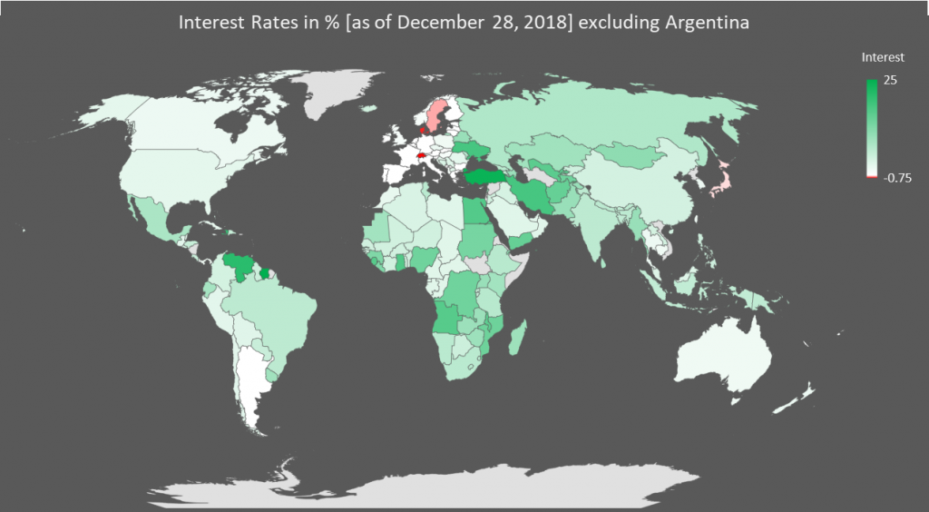 Here are interest rates for every country and how much they changed in ...